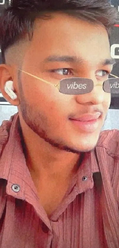 Trendy Vibes Portrait Wallpaper - free download