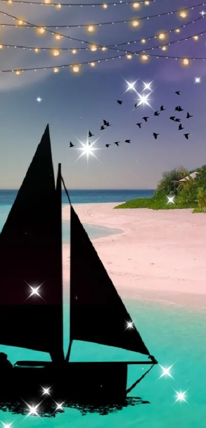 Tropical Beach Sailing Bliss - free download