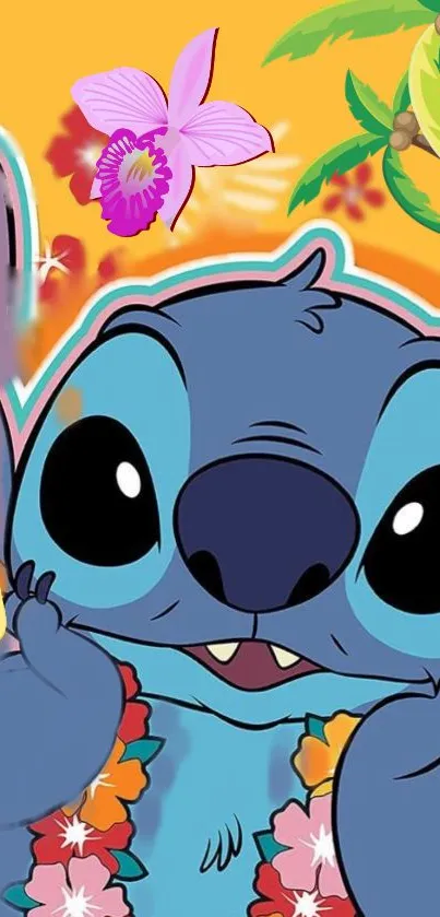 Tropical Cartoon Character Wallpaper - free download