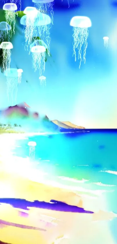 Tropical Jellyfish Dreamscape - free download