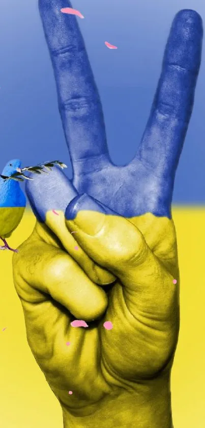 Ukraine Peace Symbol Wallpaper - free download