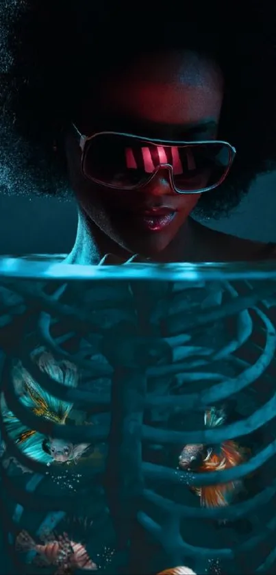 Unique Afro Aquatic Art Wallpaper - free download