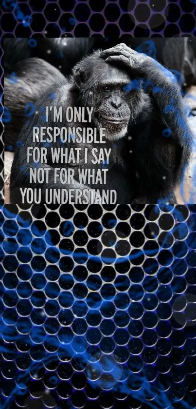Unique Monkey Quote Wallpaper - free download