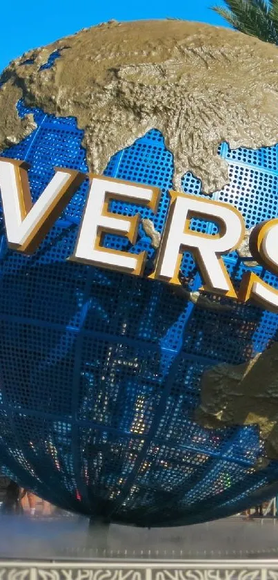 Universal Blue Globe Wallpaper - free download