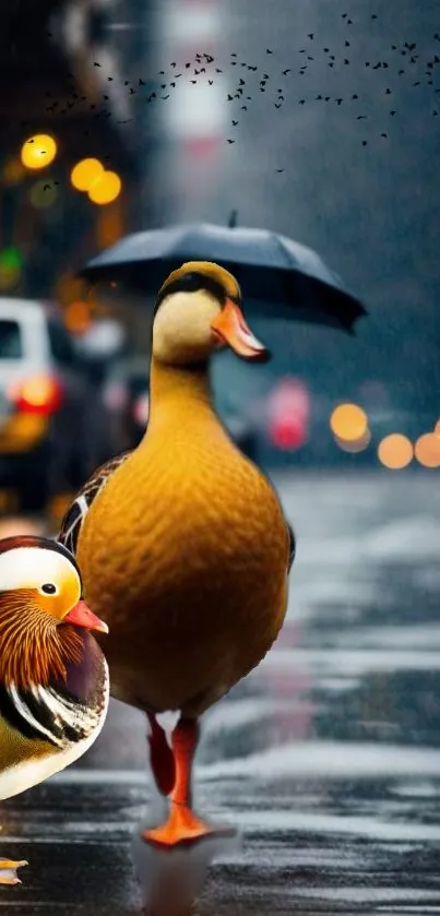 Urban Ducks in the City - free download