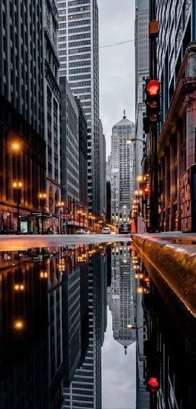 Urban Nightscape Reflection - free download