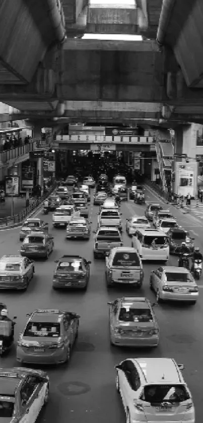 Urban Traffic Underpass View - free download