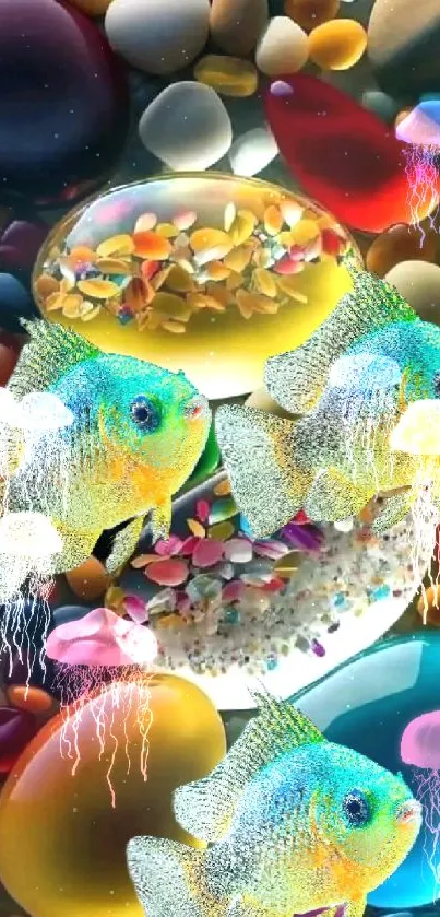 Vertebrate Blue Organism Live Wallpaper - free download