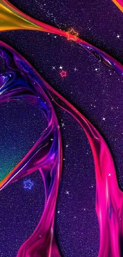 Vibrant Abstract Art Wallpaper - free download