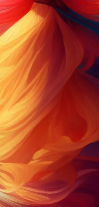 Vibrant Abstract Flow Wallpaper - free download