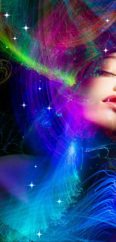 Vibrant Abstract Light Art - free download