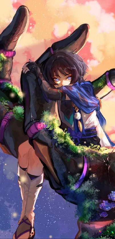 Vibrant Anime Adventure Wallpaper - free download