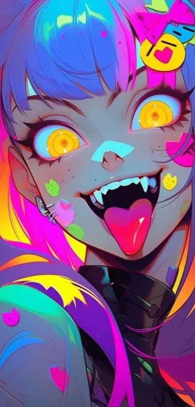 Vibrant Anime Art Wallpaper - free download