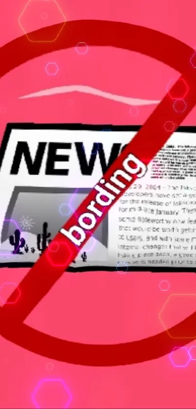 Vibrant Anti-News Wallpaper - free download