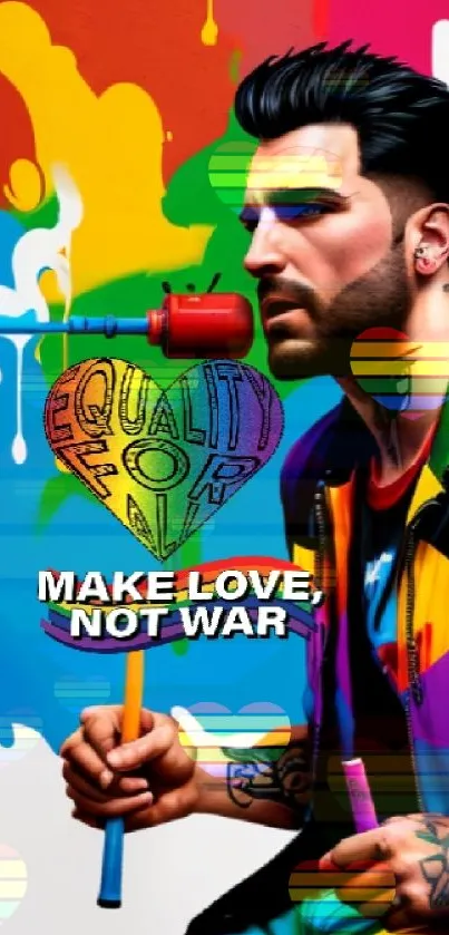 Vibrant Art Street Style Wallpaper - free download