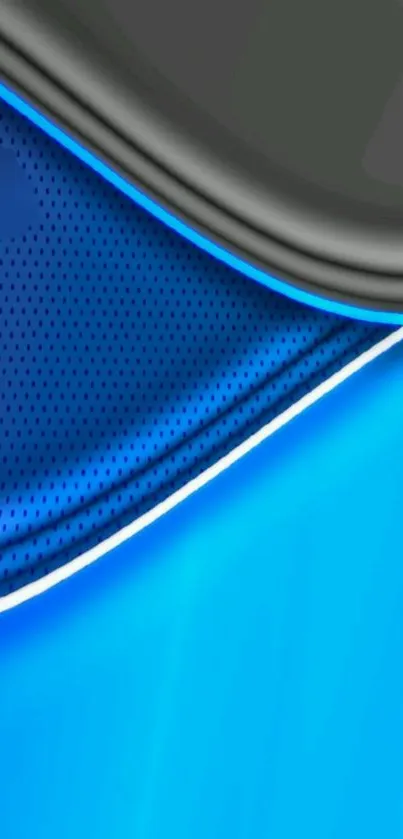 Vibrant Blue Abstract Design - free download