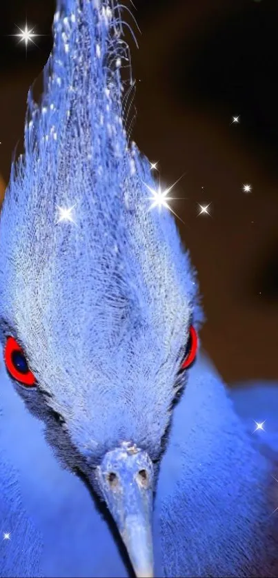 Vibrant Blue Bird Wallpaper - free download