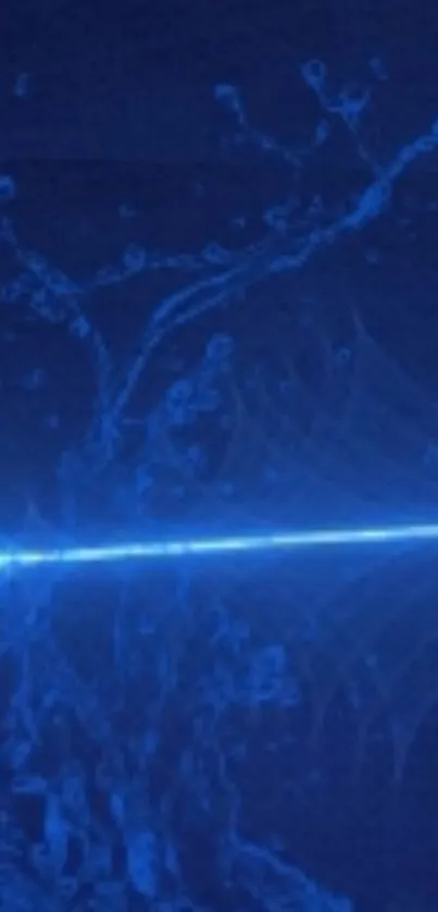 Vibrant Blue Light Beam Wallpaper - free download