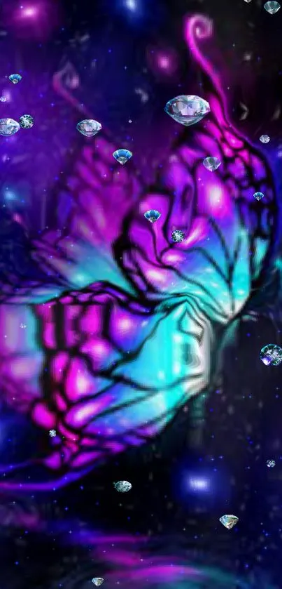 Vibrant Butterfly Galaxy Wallpaper - free download