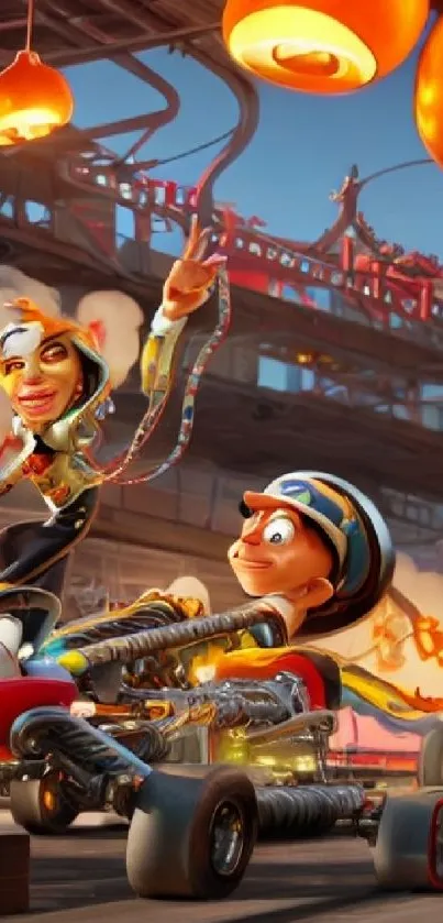 Vibrant Cartoon Racing Adventure - free download