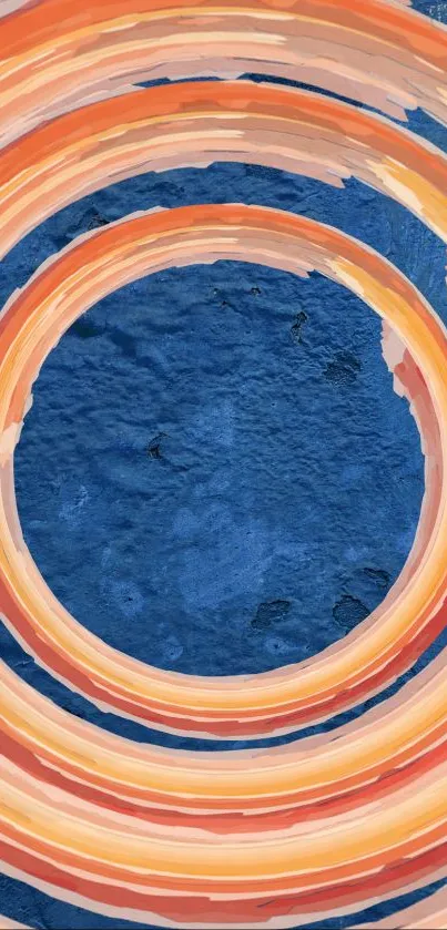 Vibrant Circular Art Wallpaper - free download