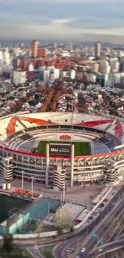 Vibrant City Soccer Stadium View - free download