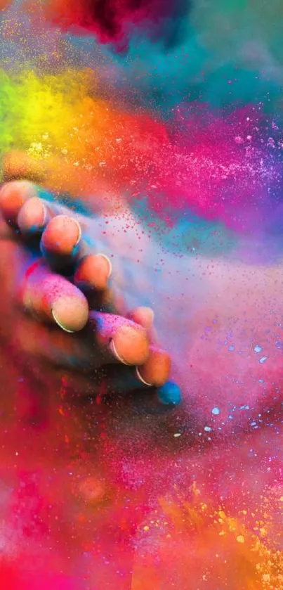 Vibrant Color Explosion Art - free download