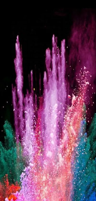 Vibrant Color Explosion Wallpaper - free download