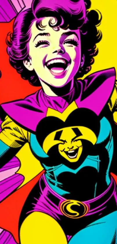 Vibrant Comic Style Hero - free download