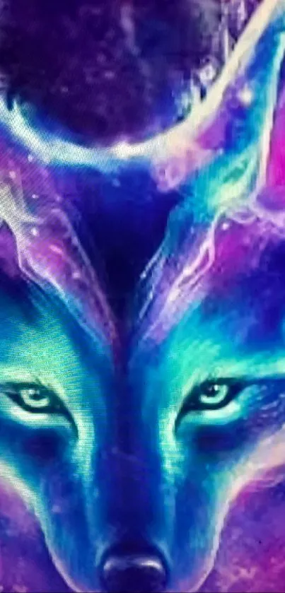 Vibrant Cosmic Fox Art - free download