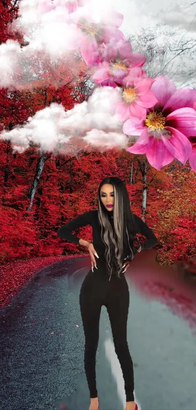 Vibrant Fall Fantasy Scene - free download