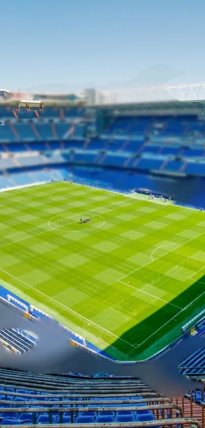 Vibrant Football Stadium View - free download