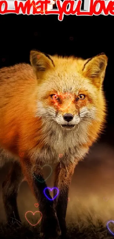 Vibrant Fox Inspirational Wallpaper - free download