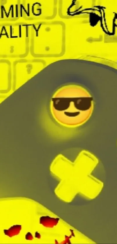 Vibrant Gaming Emoji Wallpaper - free download