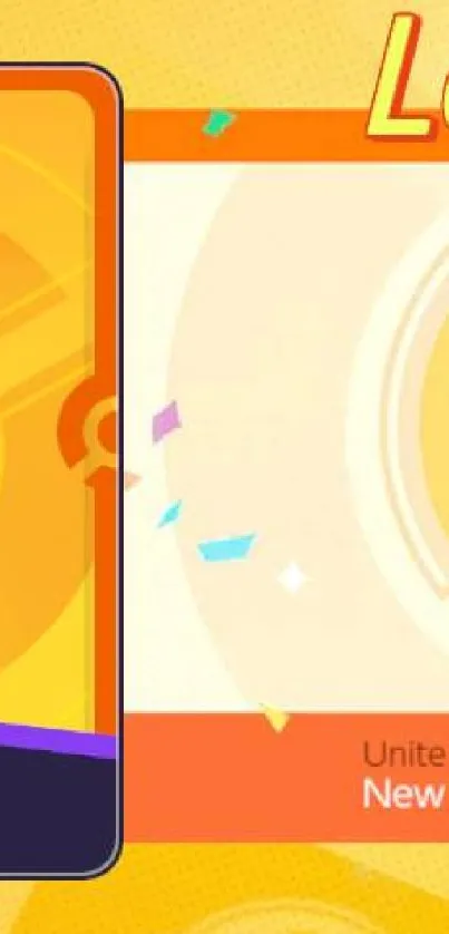 Vibrant Gaming Level Up Screen - free download