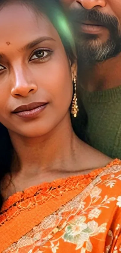 Vibrant Indian Portrait Wallpaper - free download