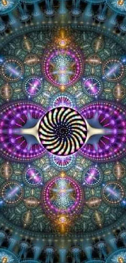 Vibrant Kaleidoscope Art Wallpaper - free download