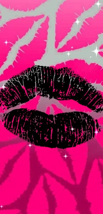 Vibrant Lip Art Wallpaper - free download