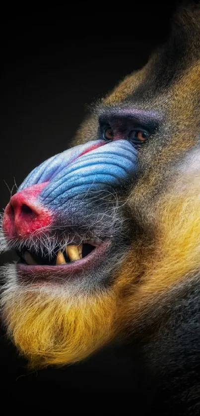 Vibrant Mandrill Wallpaper - free download
