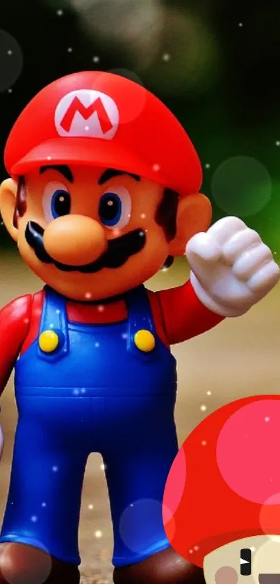 Vibrant Mario Cartoon Wallpaper - free download