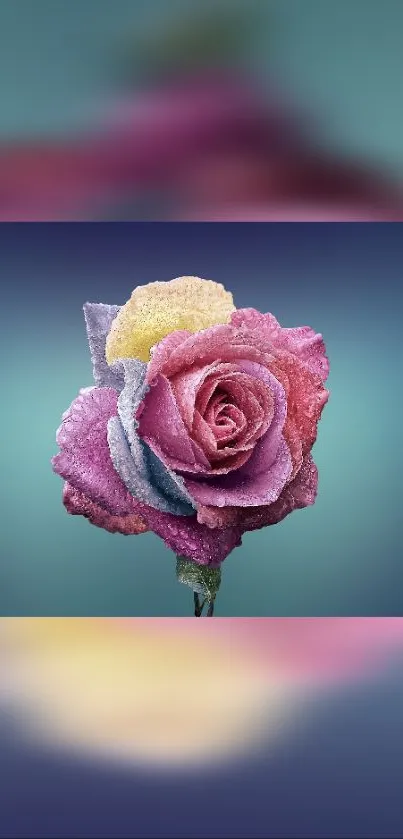 Vibrant Multicolor Rose Wallpaper - free download