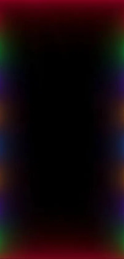 Vibrant Neon Border Wallpaper - free download