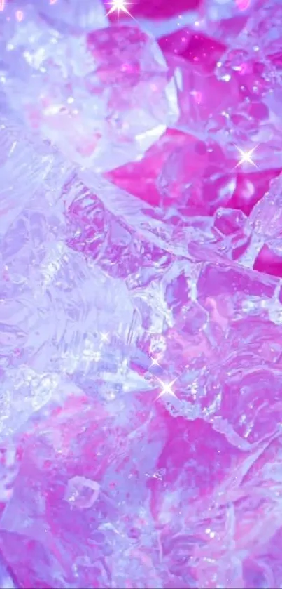 Vibrant Pink Crystal Texture - free download