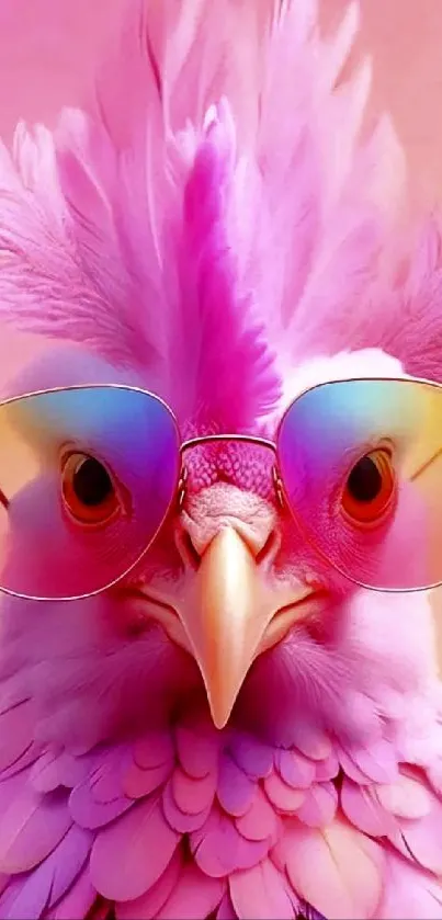 Vibrant Pink Parrot Wallpaper - free download