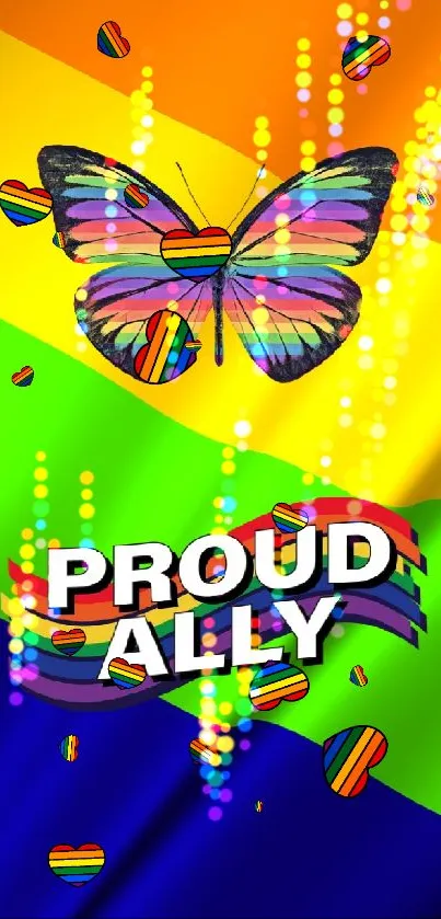 Vibrant Pride Ally Wallpaper - free download