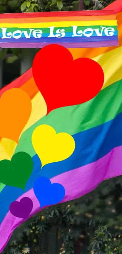 Vibrant Pride Flag Art - free download