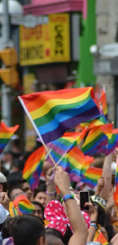 Vibrant Pride Parade Celebration - free download