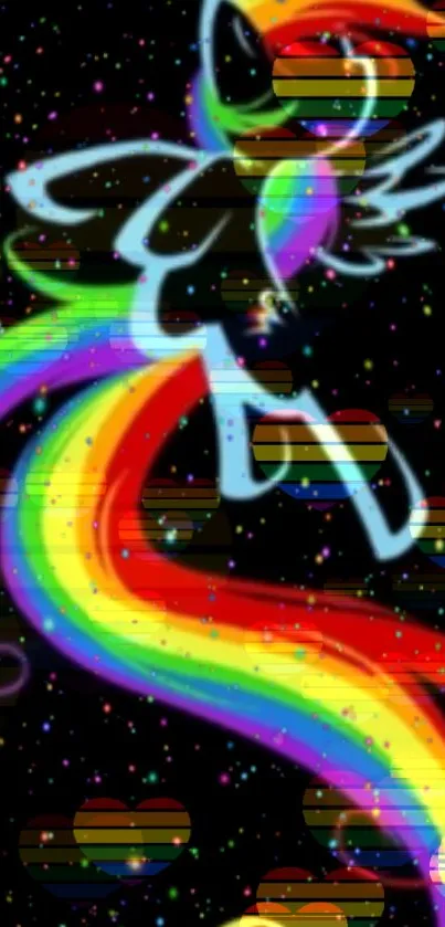 Vibrant Rainbow Fantasy Wallpaper - free download