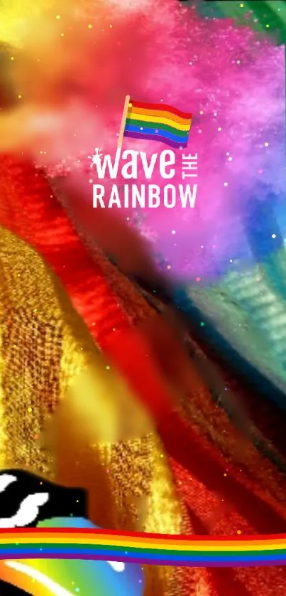 Vibrant Rainbow Pride Wallpaper - free download