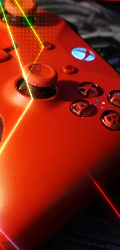 Vibrant Red Game Controller - free download